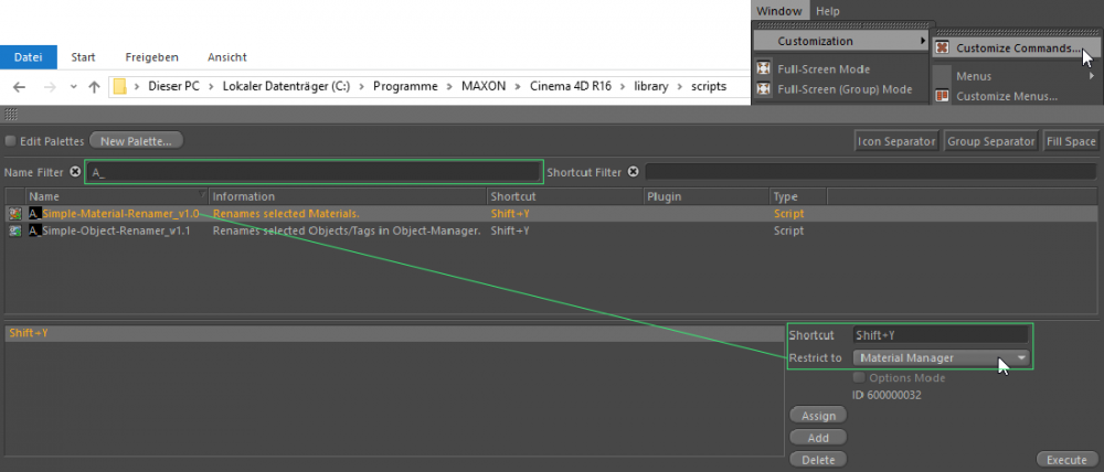 C4D Script: C4D Renamer-Pack v1.1 – Lasse Lauch | 2023